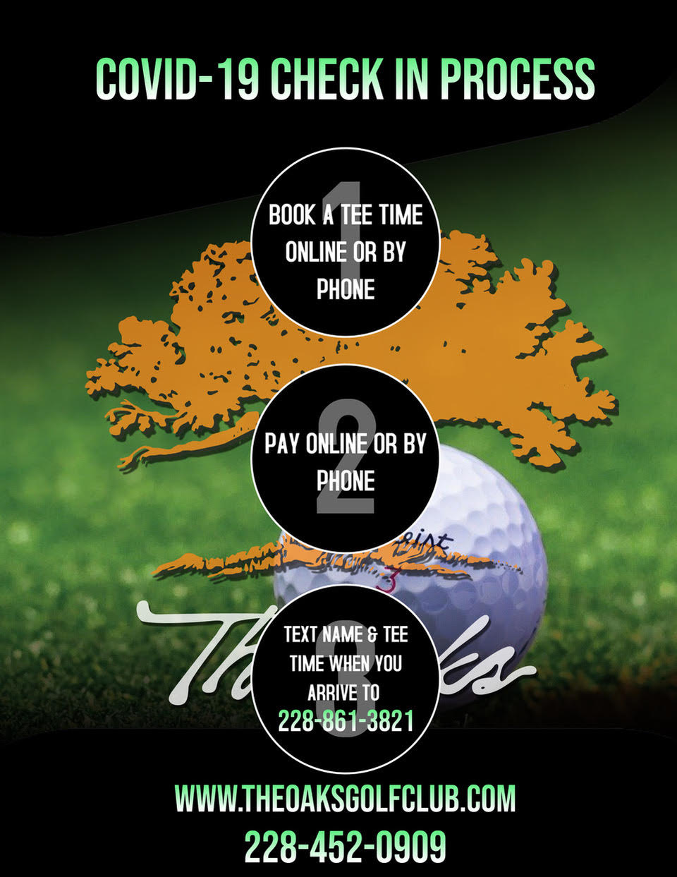 Oaks Check In Process | The Oaks Golf Club | Pass Christian | Bilox, MS ...